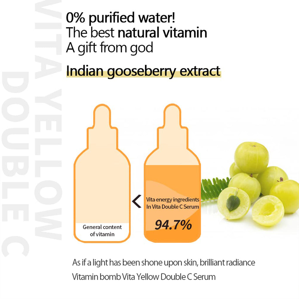 Lapalette Beauty - Vita Yellow Double C Serum | Kurious Mall – KURIOUS MALL